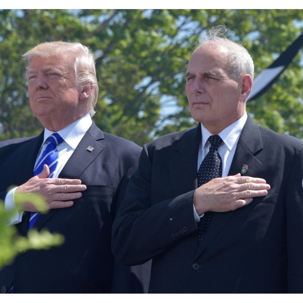 President Donald Trump And Secretary Of Homeland Security John Kelly ...