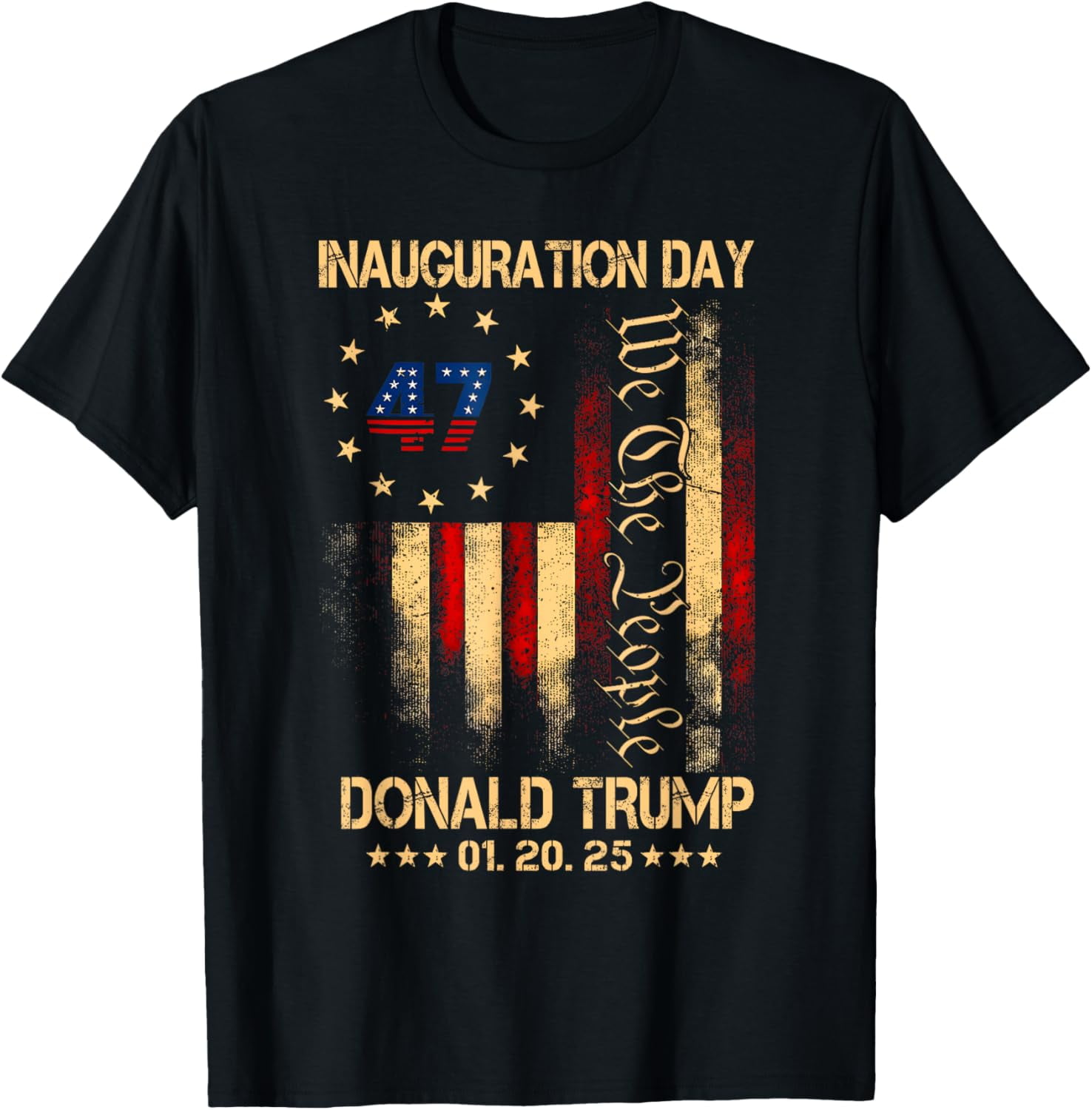 President Donald Trump Inauguration Day 2025 Memorabilia T-Shirt Casual ...
