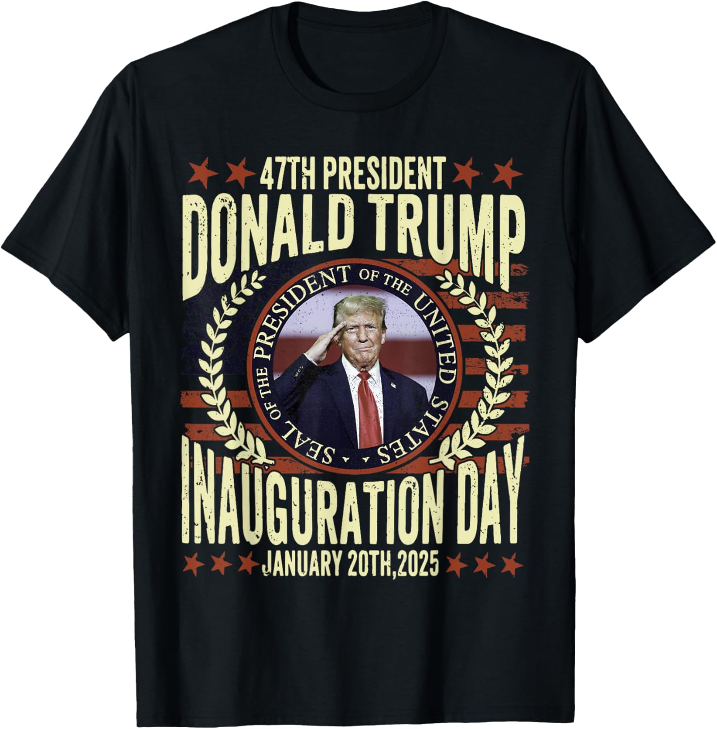 President Donald Trump Inauguration Day 2025 Memorabilia T-Shirt ...
