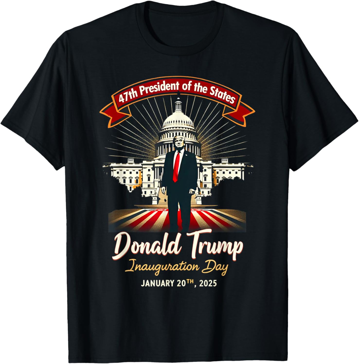 President Donald Trump Inauguration Day 2025 T-Shirt - Walmart.com