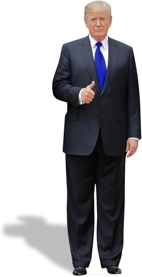 President Donald Trump Stand Up | Cutout | 6 Foot Life Size Standee ...