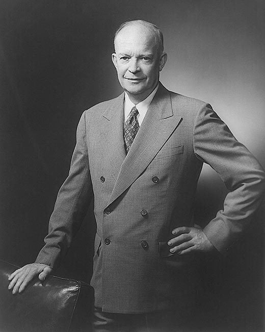President Dwight Eisenhower Portrait - 20x30 Inch Glossy Laminated ...