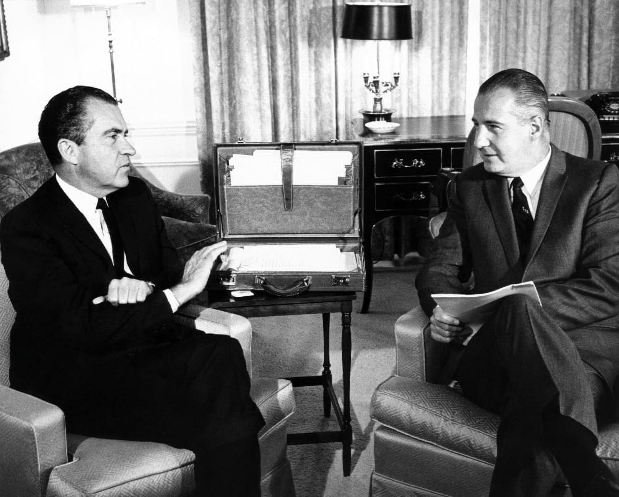 President-Elect Nixon Meets With Vice President-Elect Spiro Agnew After ...