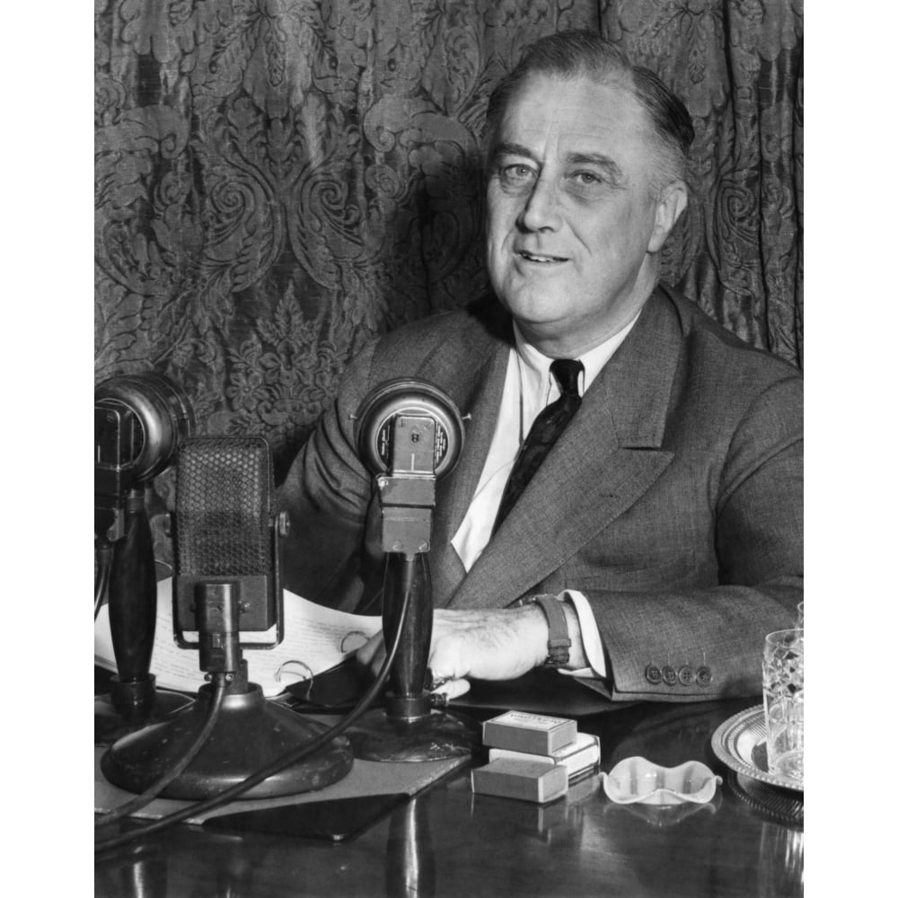 President Franklin D. Roosevelt History Poster Print - Walmart.com