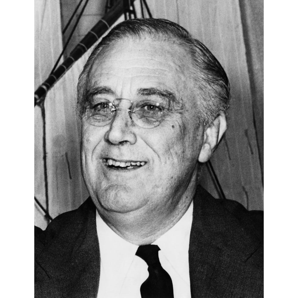 President Franklin D. Roosevelt History Poster Print - Walmart.com