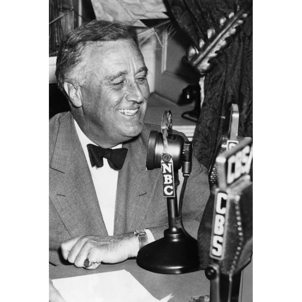 President Franklin D. Roosevelt History Poster Print - Walmart.com