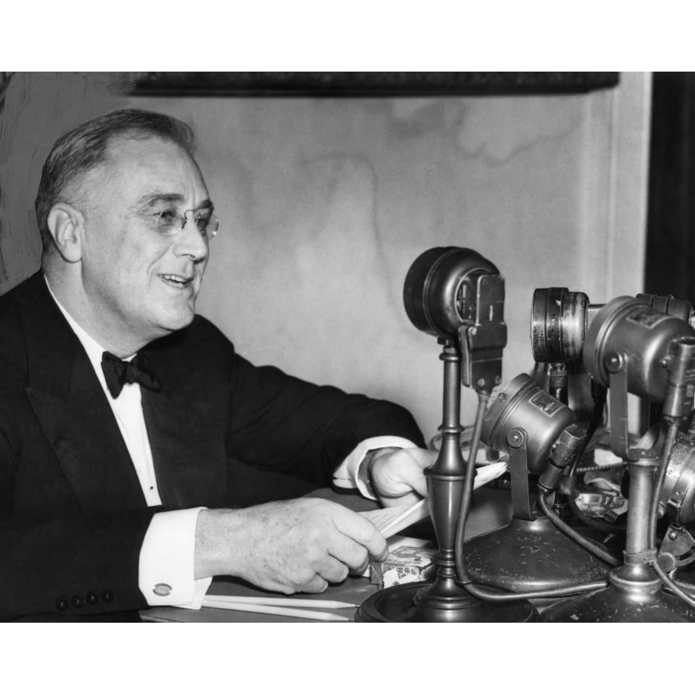 President Franklin D. Roosevelt History Poster Print - Walmart.com
