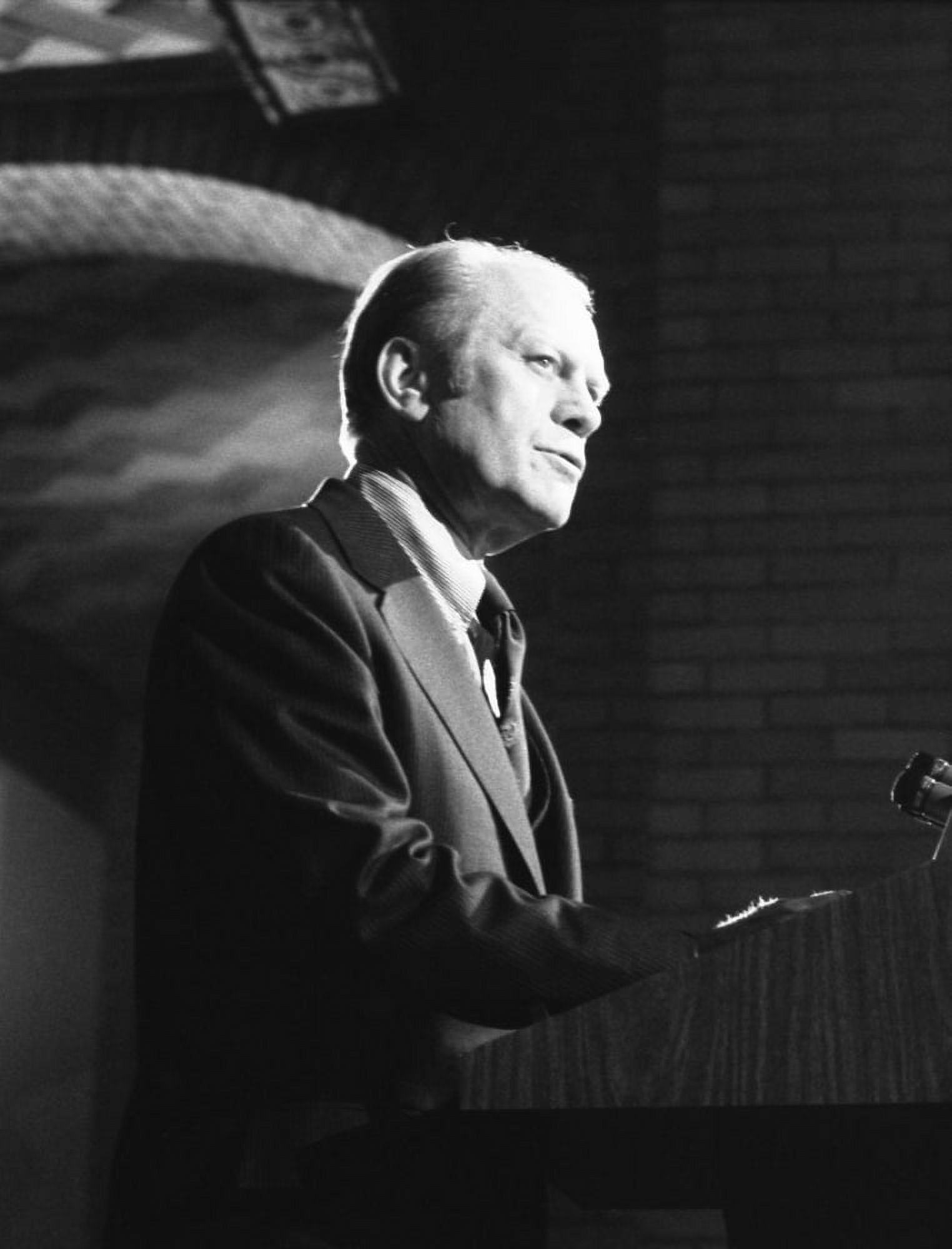 President Gerald Ford Speaking At The Dedication Of National Defense ...