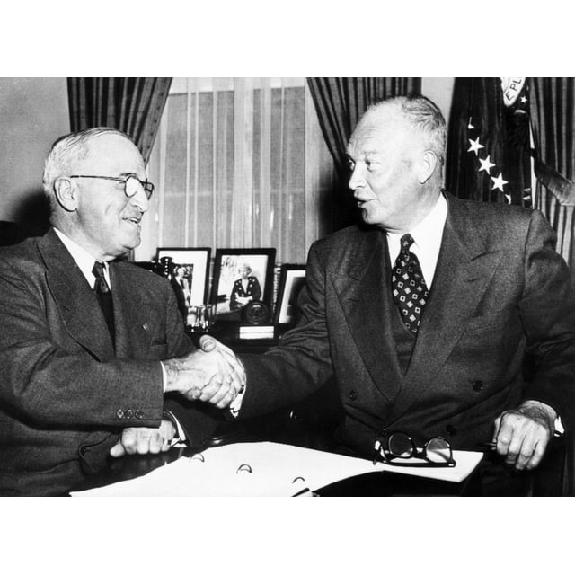 President Harry Truman Meets With President Elect Dwight Eisenhower ...