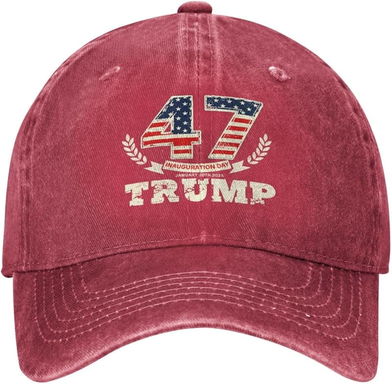President Inauguration Day 2025 47th Denim Hat Baseball Cap - Walmart.com