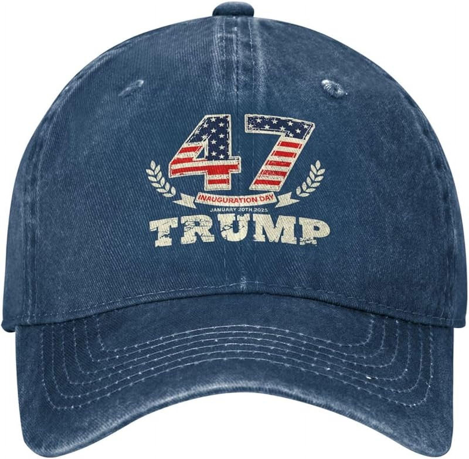 President Inauguration Day 2025 47th Denim Hat Baseball Cap - Walmart.com