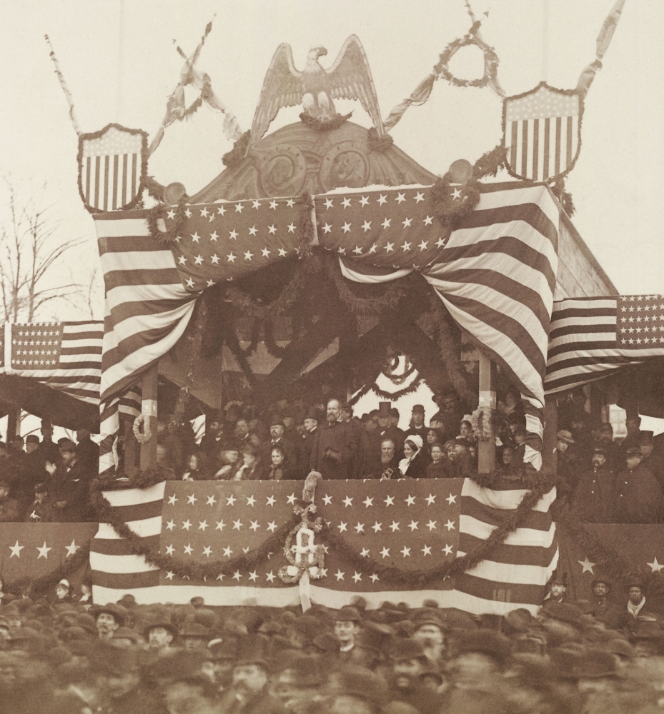 President James Garfield Viewing Inauguration Ceremonies History (18 x ...