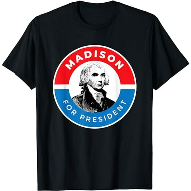 President James Madison T-Shirt Portrait - Walmart.com