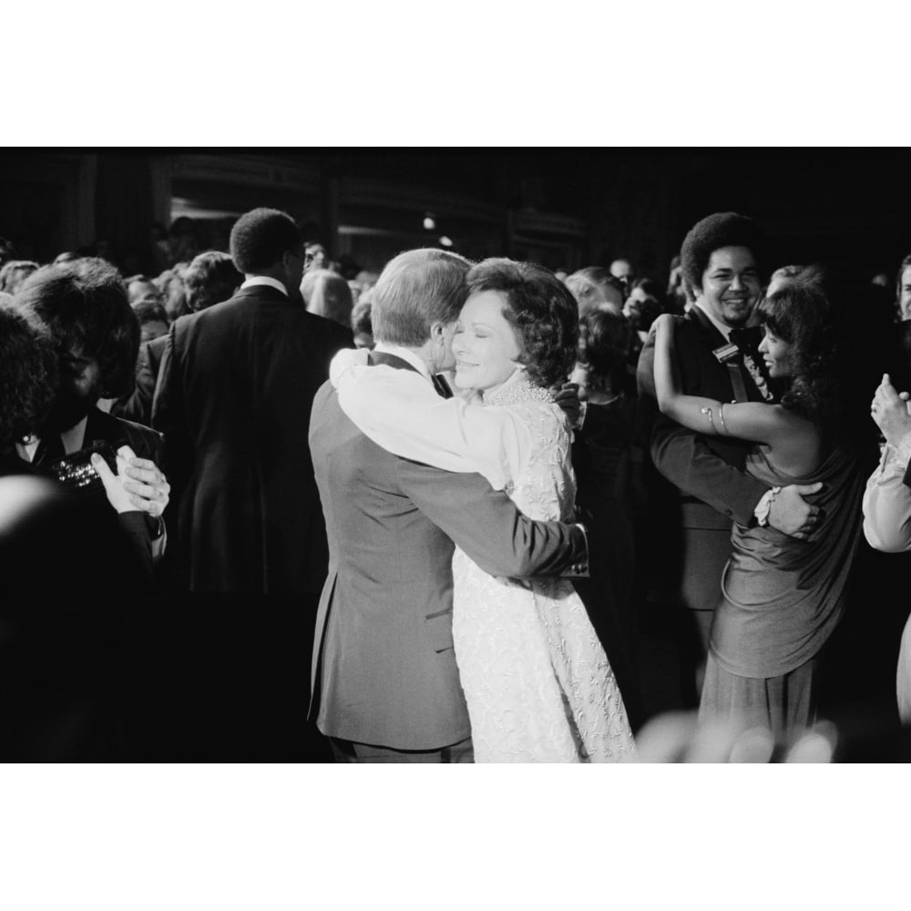 President Jimmy Carter And First Lady Rosalynn Carter Dancing At An ...