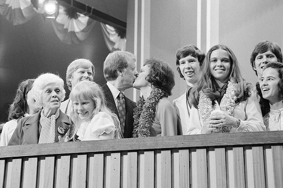President Jimmy Carter & Rosalynn NYC - 20x30 Inch Glossy Laminated ...