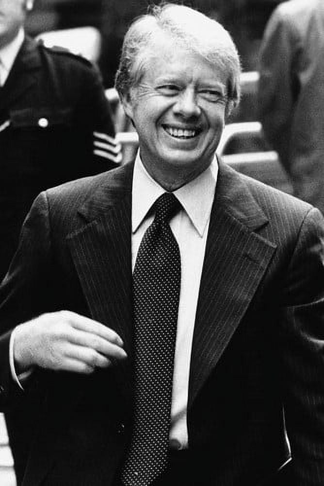 President Jimmy Carter smiling portrait 24x36 Poster - Walmart.com