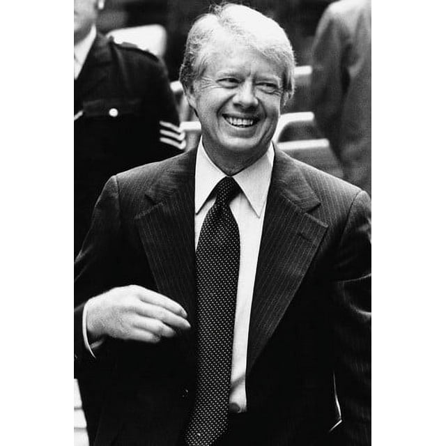 President Jimmy Carter smiling portrait 24x36 Poster - Walmart.com