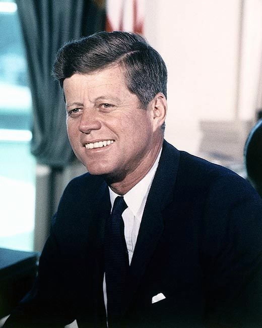 President John F. Kennedy Color Portrait - Style A - 20x30 Inch Glossy ...