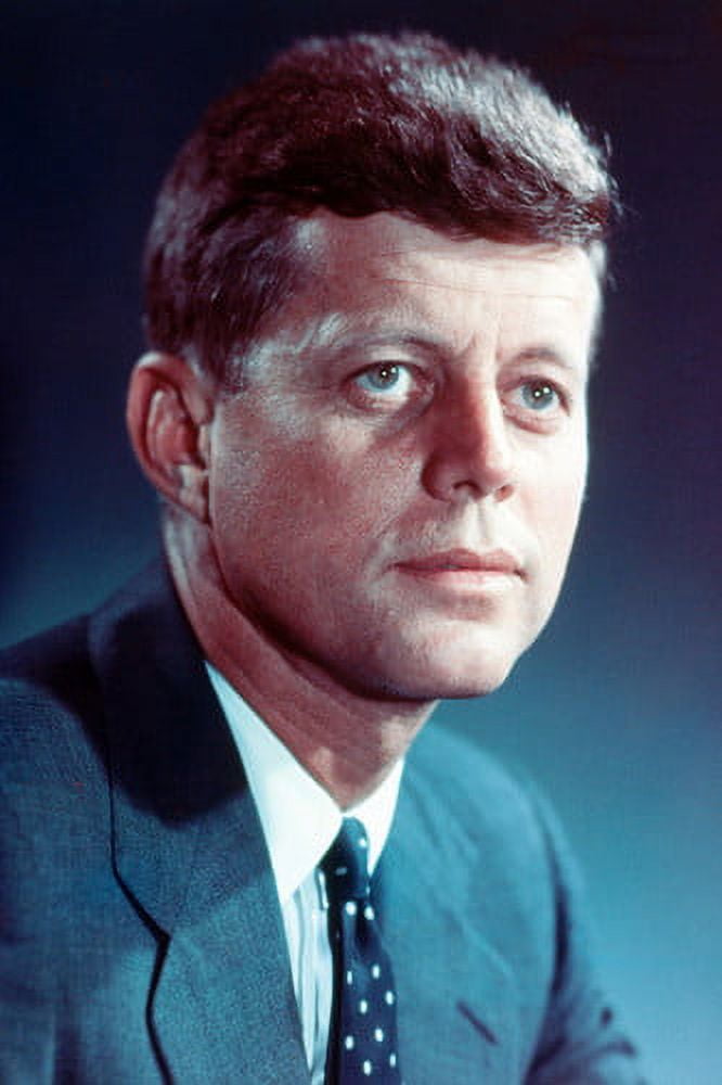 President John F.kennedy Color 24X36 Poster Profile - Walmart.com