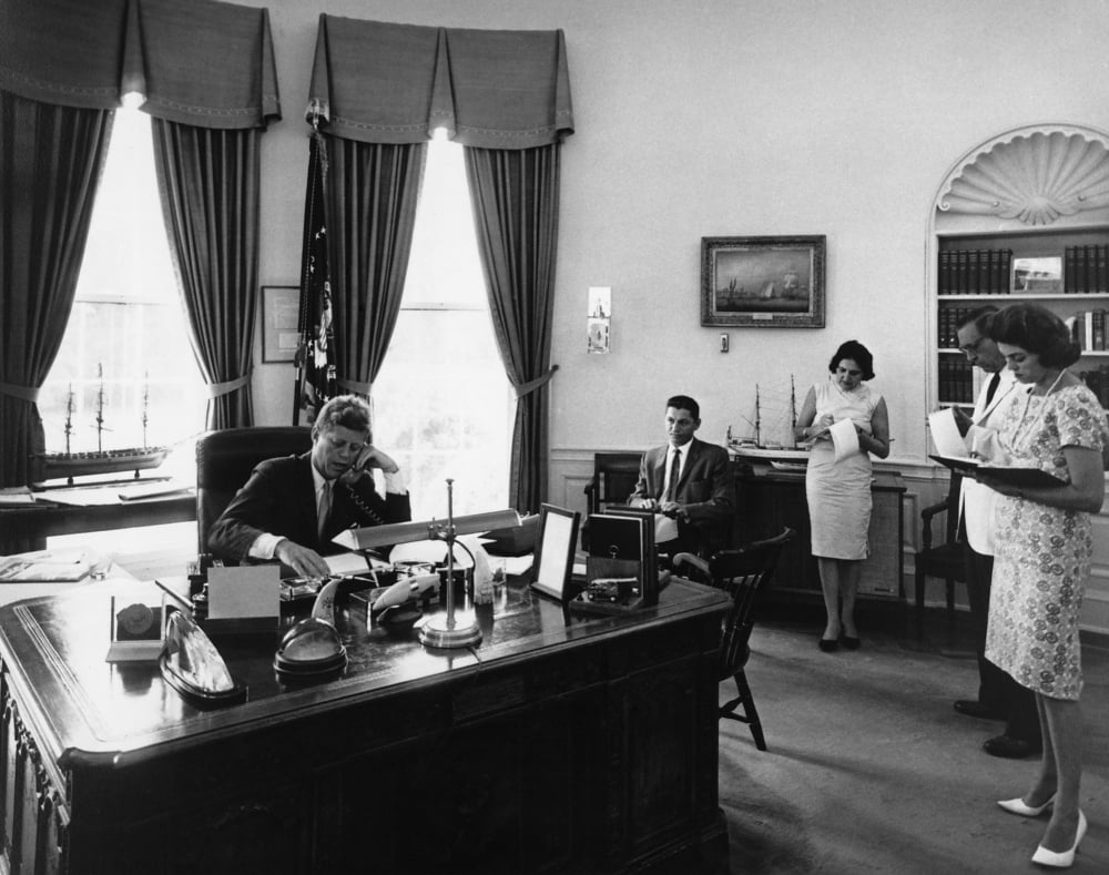 President John Kennedy Addresses Amvets Convention In New York City By ...