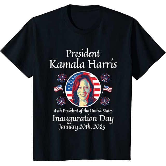 President Kamala Harris Inauguration 2025 Memorabilia T-Shirt - Walmart.com