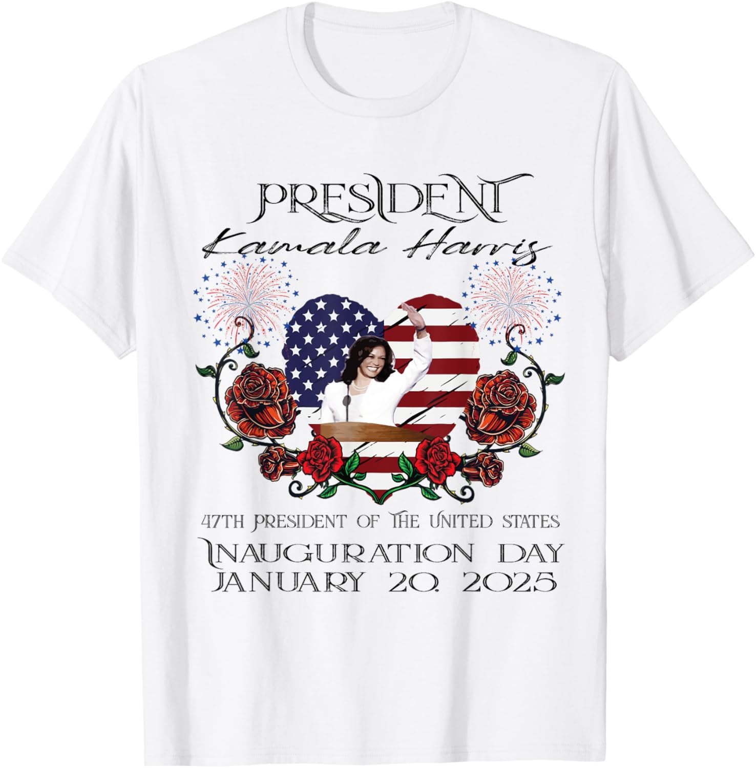President Kamala Harris Inauguration 2025 Memorabilia T-Shirt - Walmart.com
