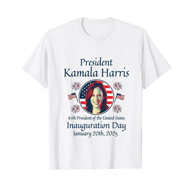 President Kamala Harris Inauguration 2025 Memorabilia T-Shirt - Walmart.com