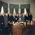 President Kennedy Signing The Manpower Development And Training Act Of ...