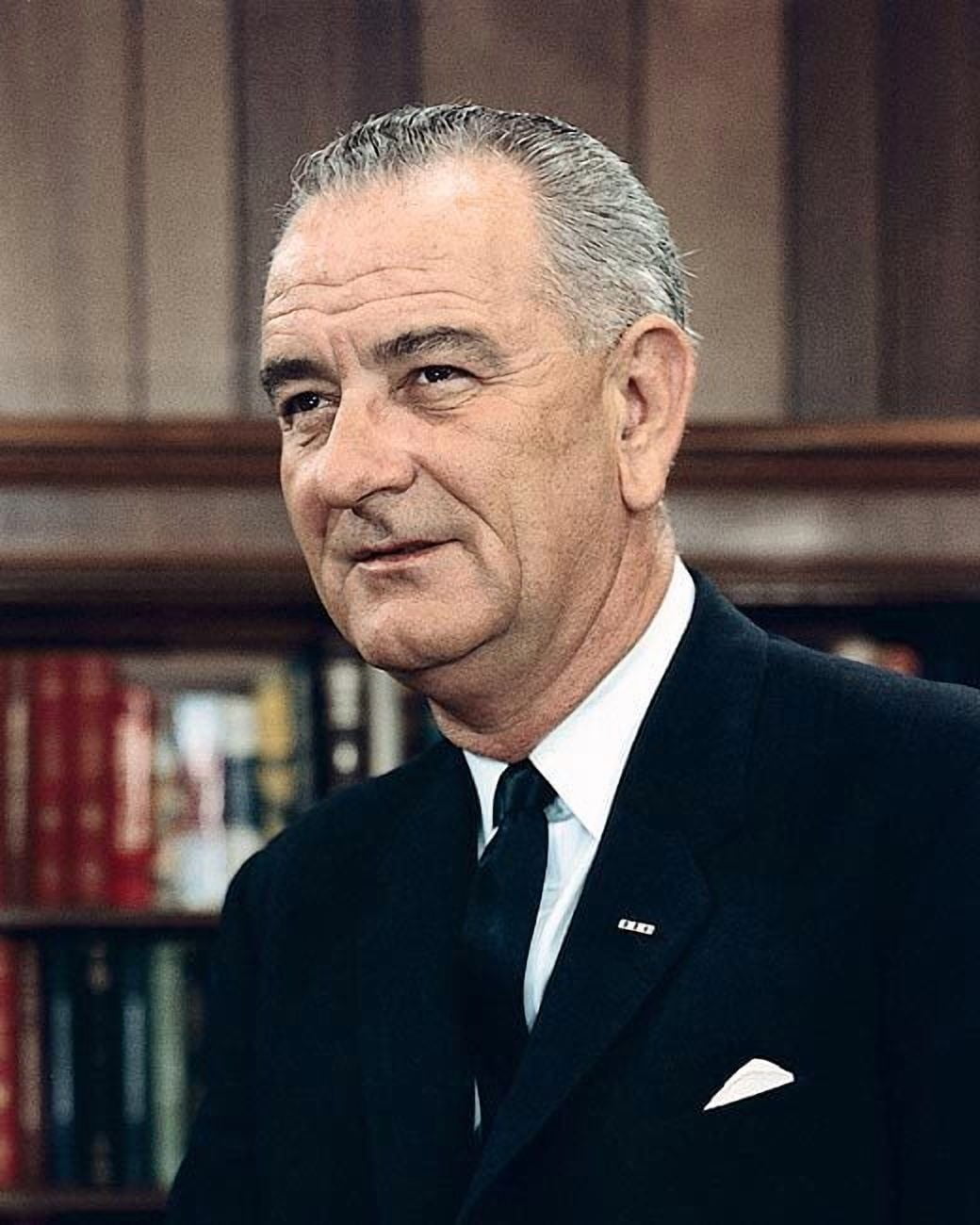 President Lyndon B. Johnson Portrait 1965 - 20x30 Inch Laminated Poster ...