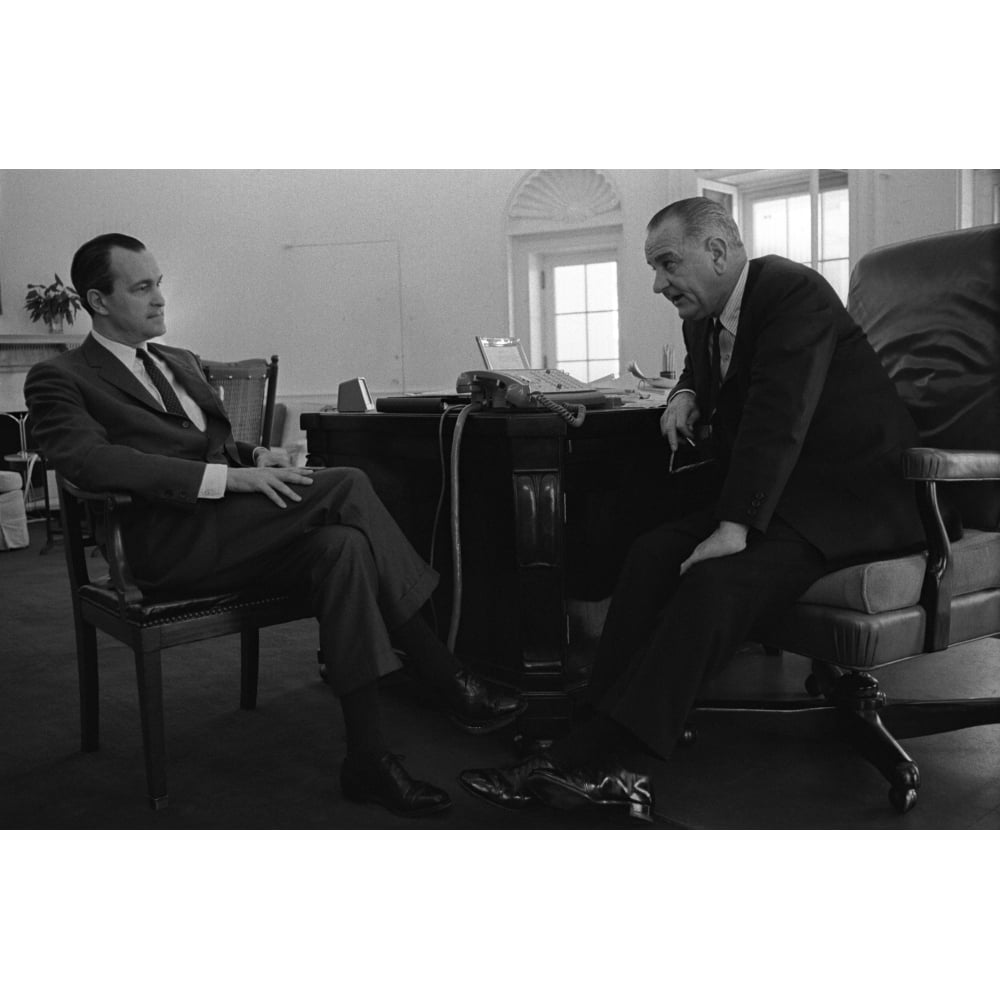 President Lyndon Johnson Meets With Richard Helms. Johnson Appointed ...