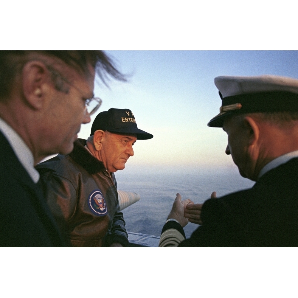 President Lyndon Johnson'S Tours Of The Uss Enterprise. Secretary Of ...
