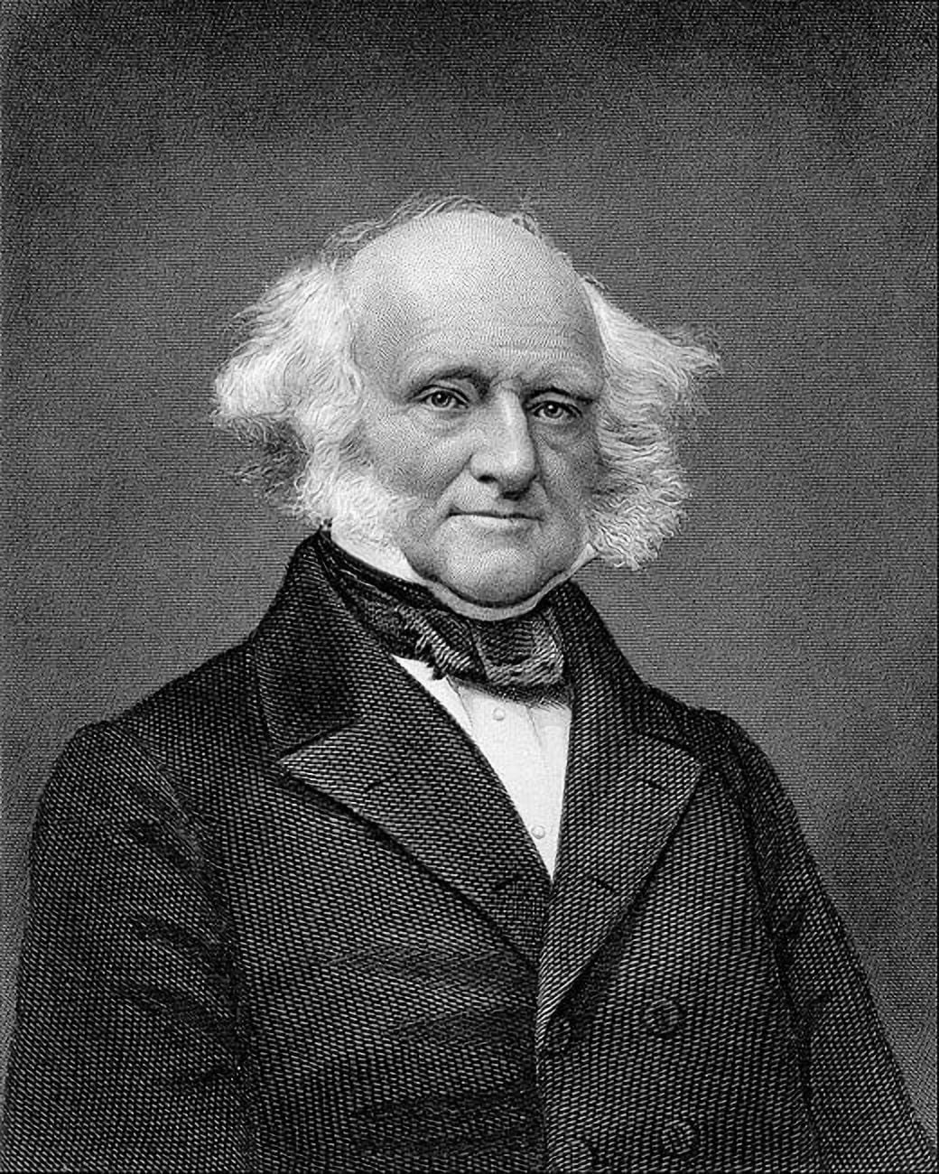 President Martin Van Buren Portrait Engraving - 24x36 Inch Glossy ...