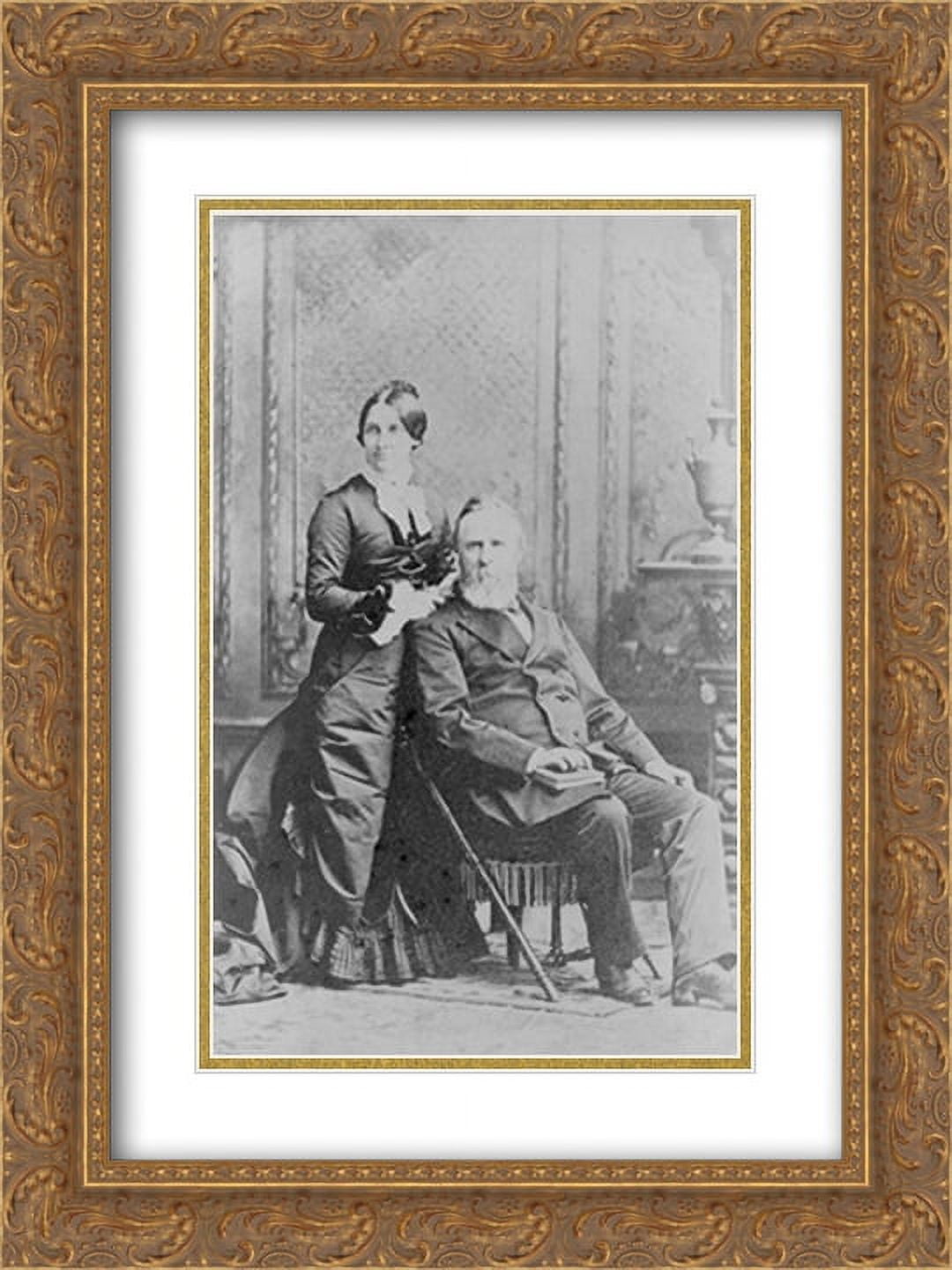 President and Mrs. Rutherford B. Hayes (Lucy Webb Hayes), full-length ...