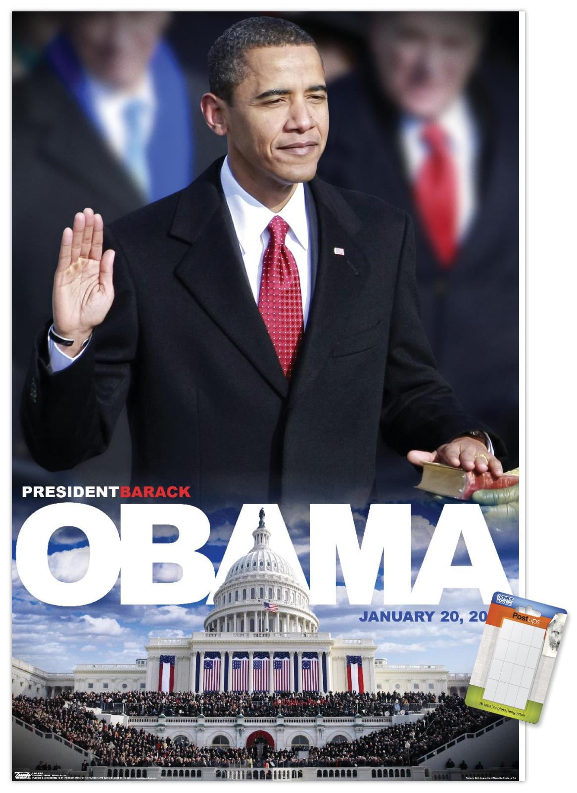 President Obama - Inauguration Wall Poster, 22.375" x 34" - Walmart.com