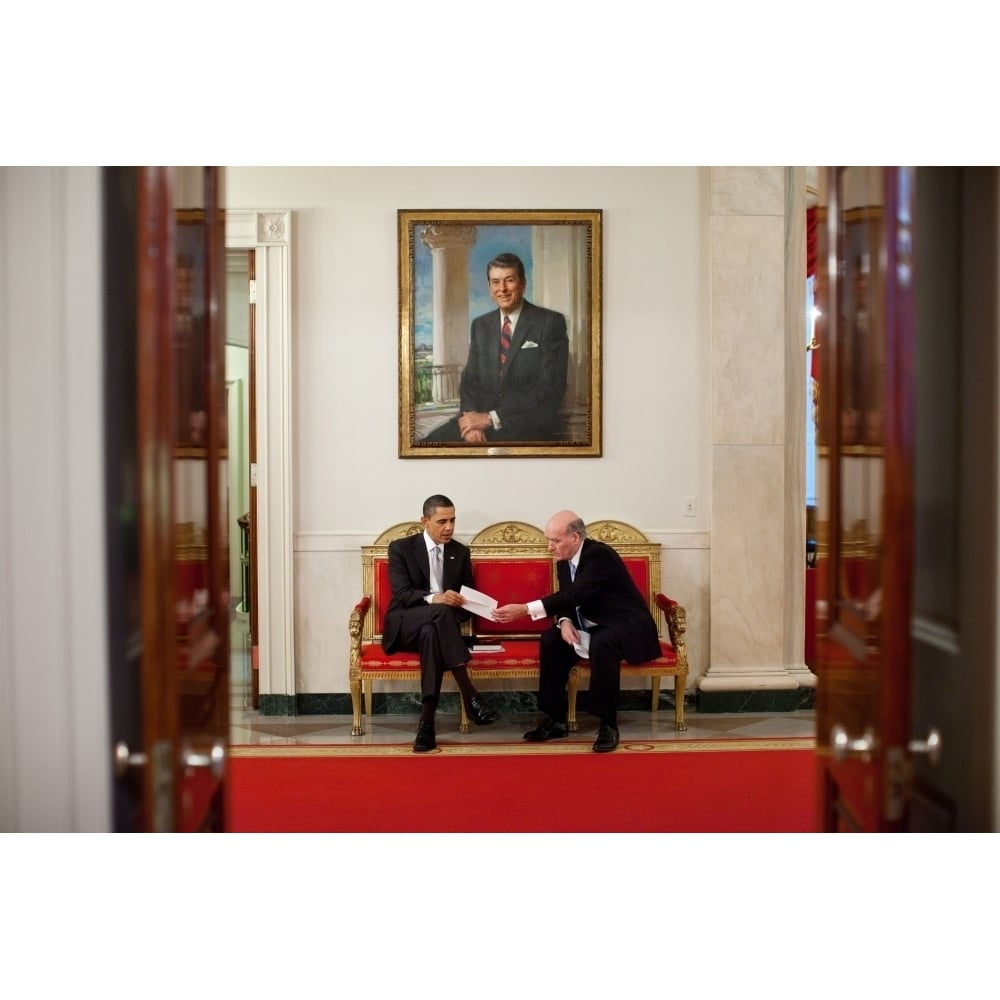President Obama Talks With His New Chief Of Staff Bill Daley At The ...