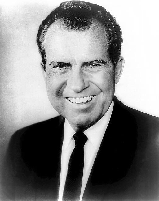 President Richard M. Nixon Portrait - 20x30 Inch Laminated Poster ...