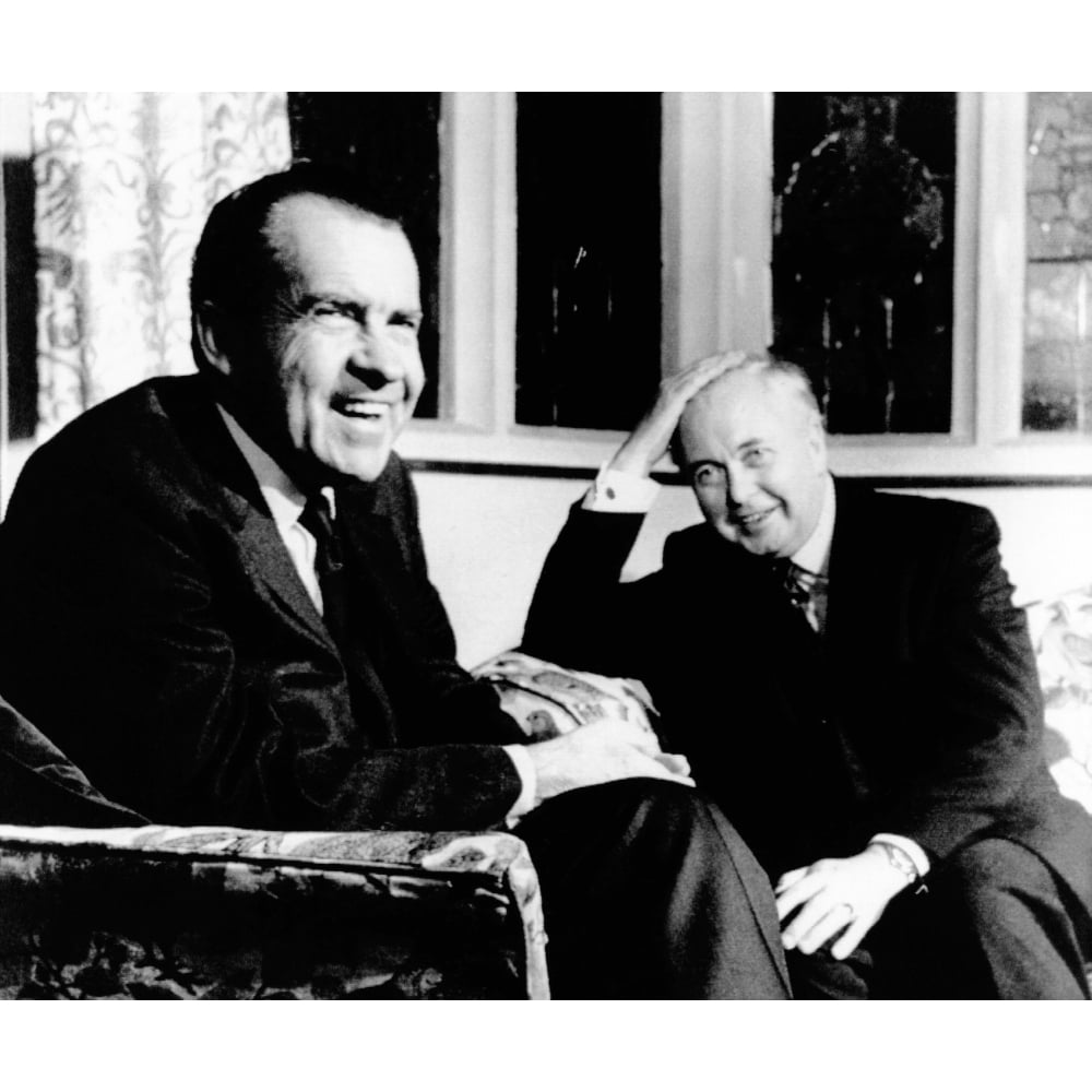 President Richard Nixon Meets With British Prime Minister Harold Wilson ...