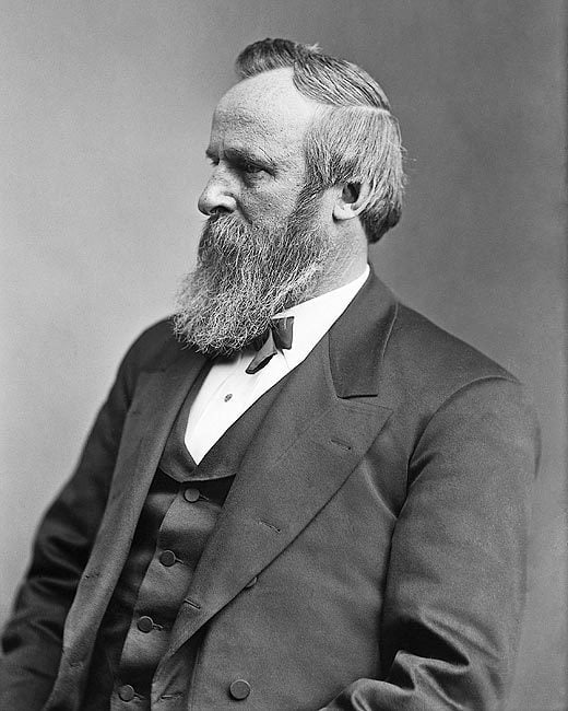 President Rutherford B. Hayes Profile Brady - 12x18 Inch Laminated ...