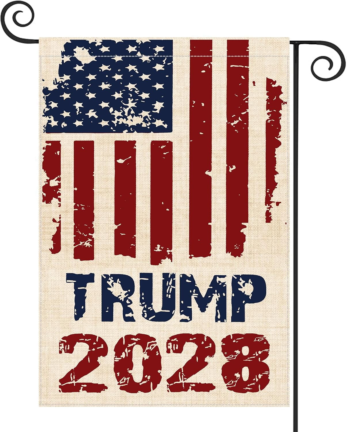 President T 2028 Garden Flag 12.5"X18" Double Sided Vertical Patriotic ...