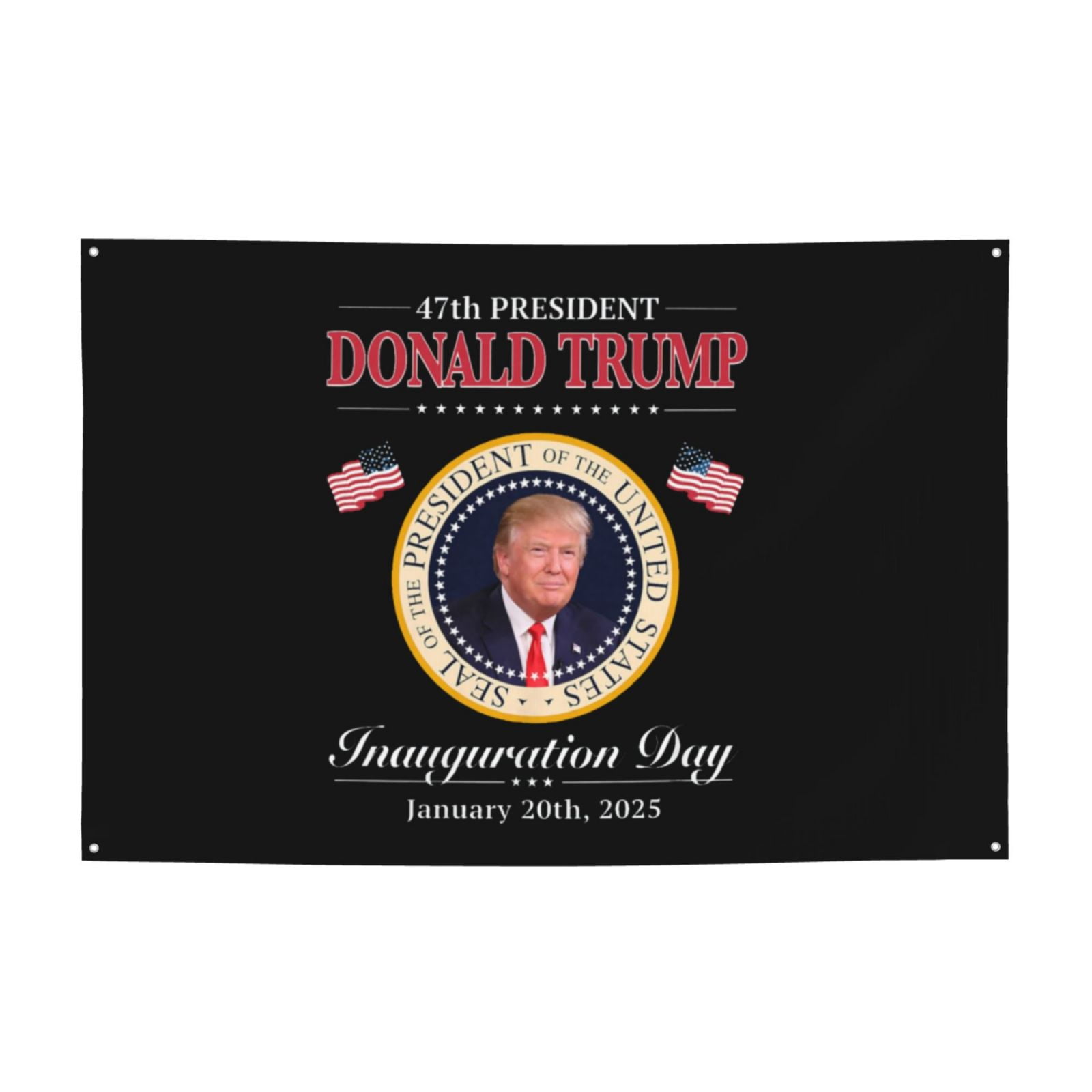 President T-ru-mp Inauguration Day 2025 Memorabilia Large Banner Party ...