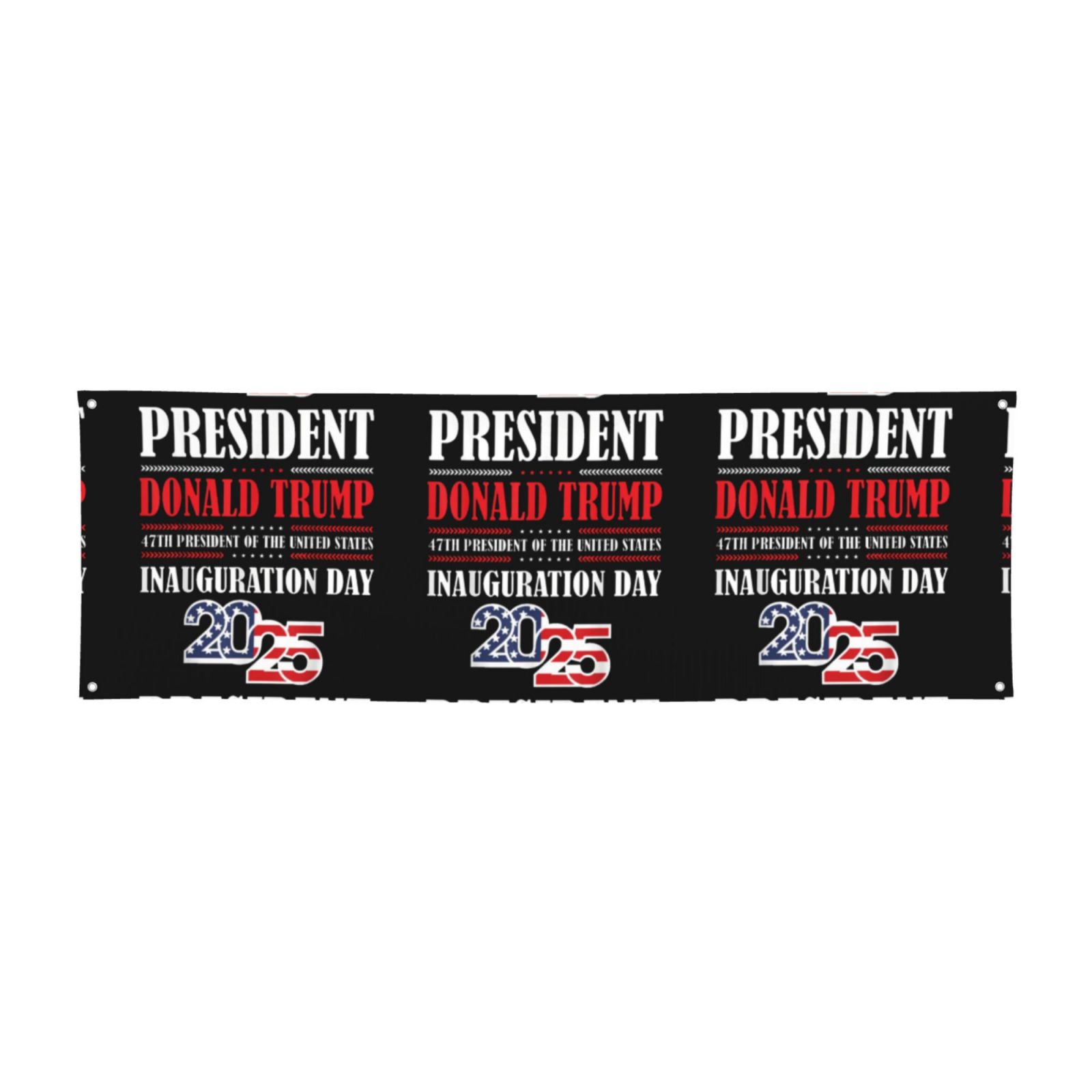 President T-ru-mp Inauguration Day 2025 Memorabilia Large Banner Party ...