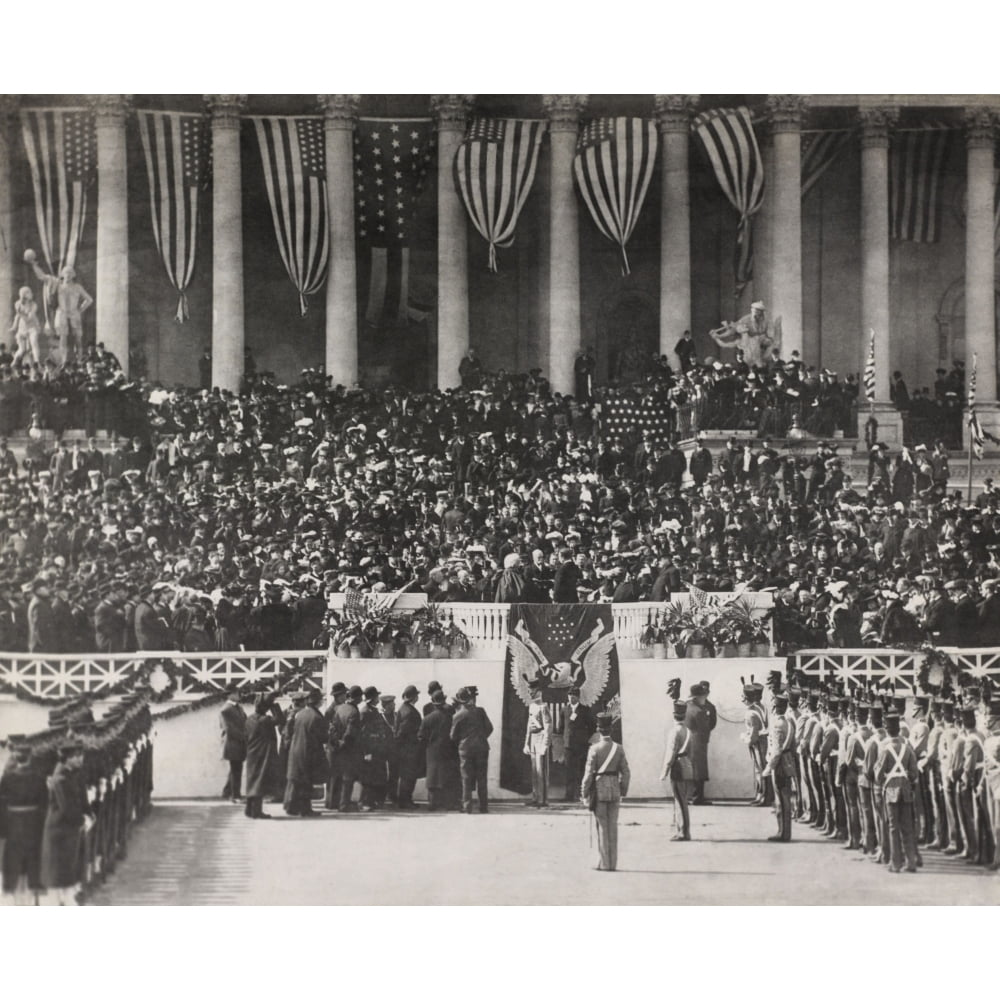President Theodore Roosevelt Is Sworn In For His Second Term By Chief ...