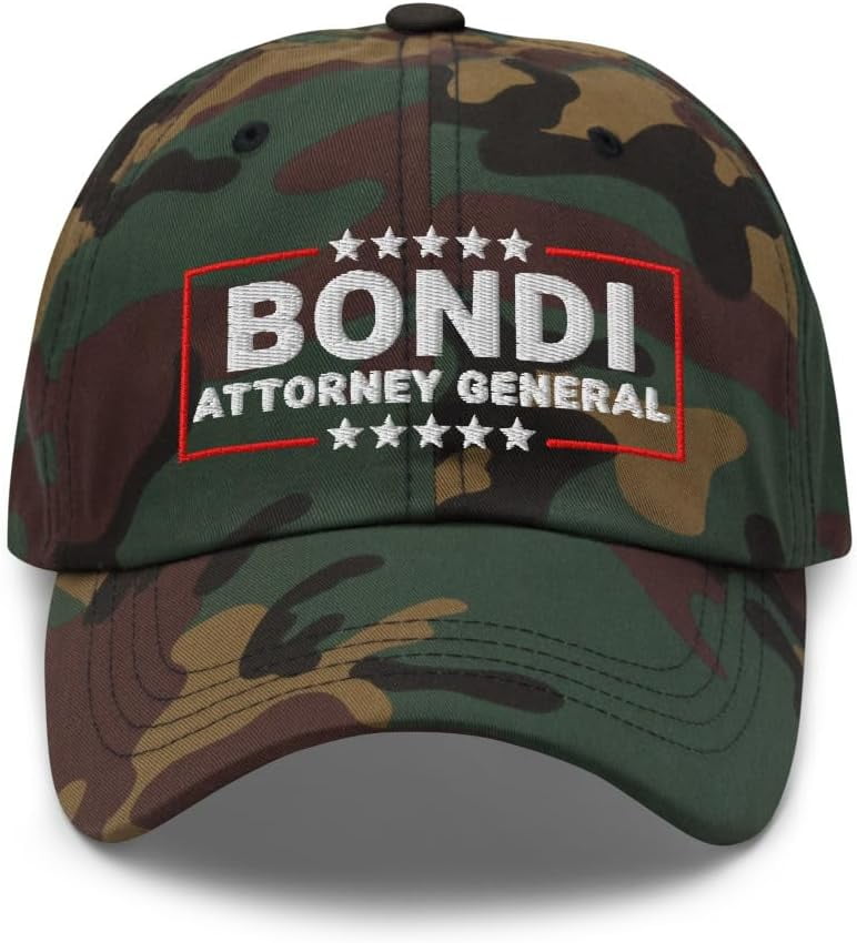 President Tru_Mp Maga Embroidered Dad Hat, Pam Bondi Us Attorney ...