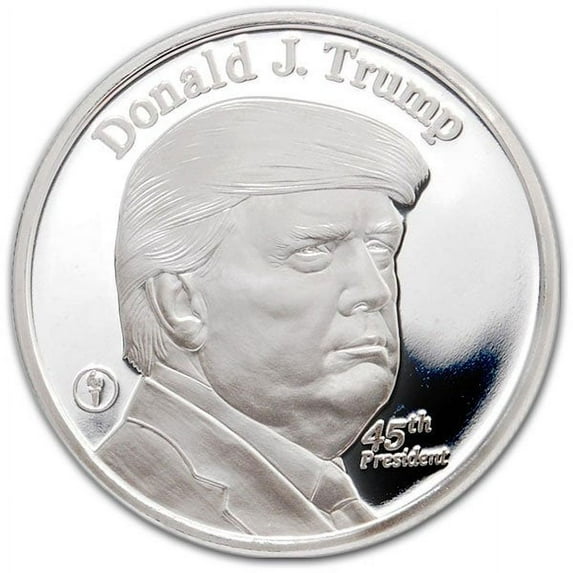 Money Metals Mint Collection: 1 oz .999 Pure Silver Donald Trump Round ...