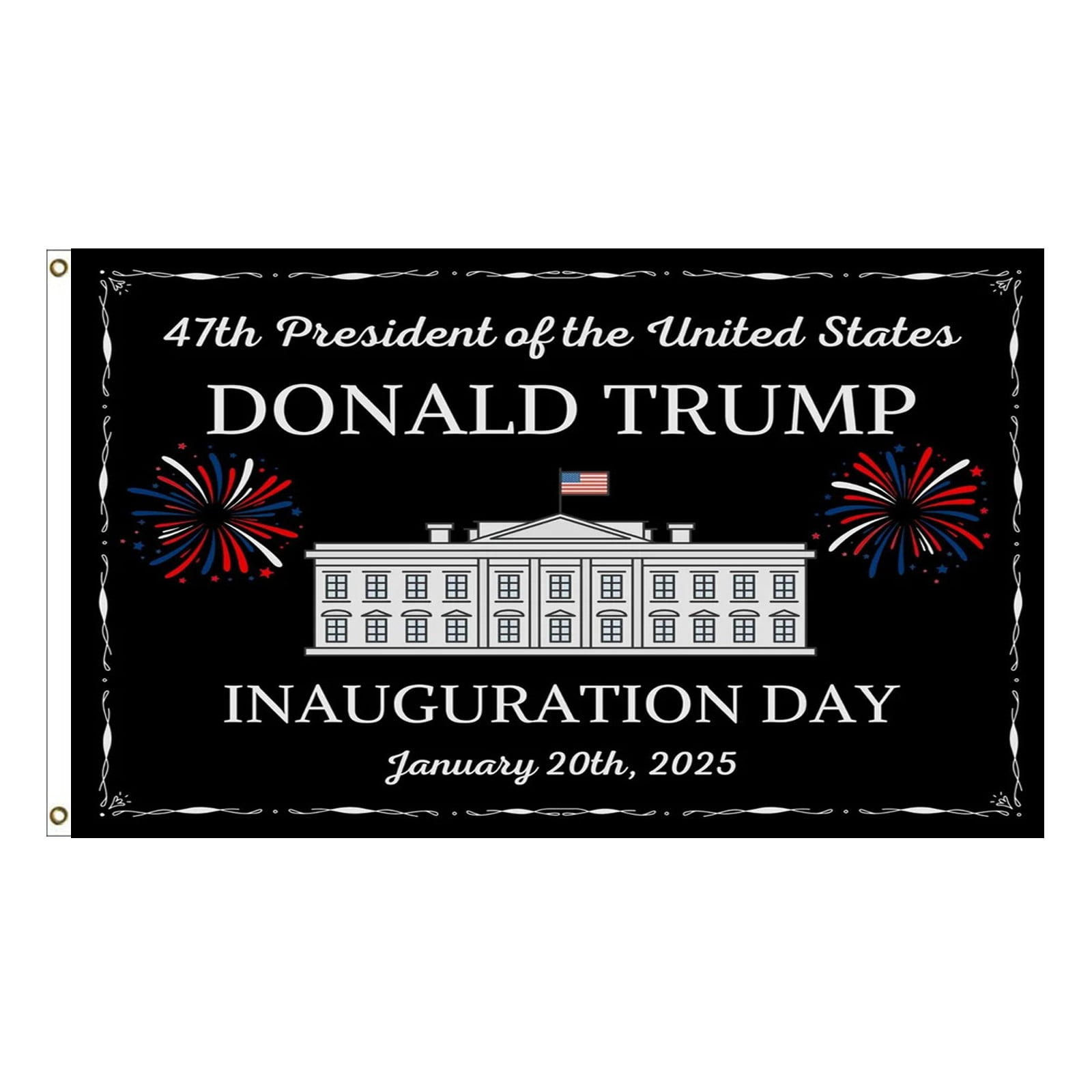President Trump Inauguration Day 2025 47th President House Flags 3 X 2 ...