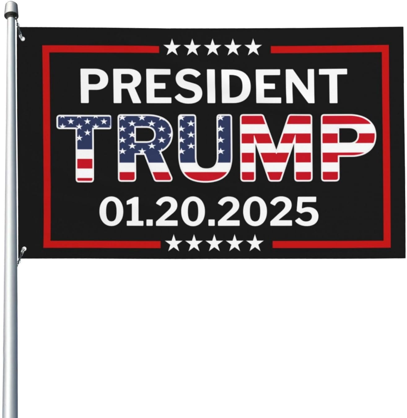 President Trump Inauguration Day flag 01.20.25 Trump Won 45 47 ...