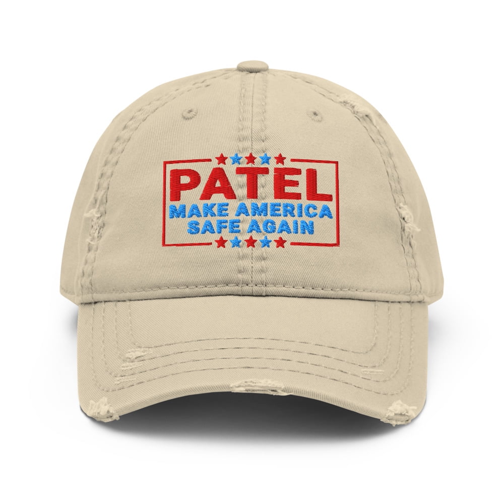 President Trump MAGA 2025 Embroidered Distressed Dad Hat, Kash Patel ...