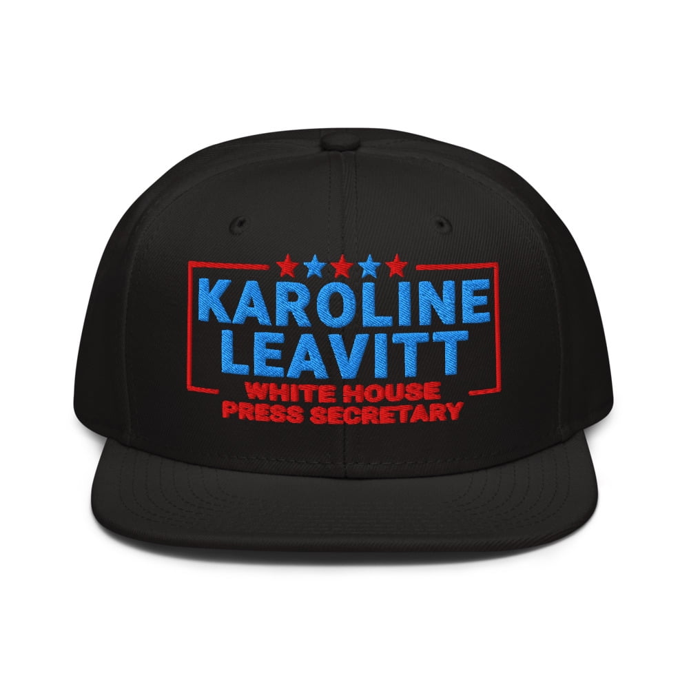 President Trump MAGA 2025 Embroidered Snapback Hat, Karoline Caroline ...