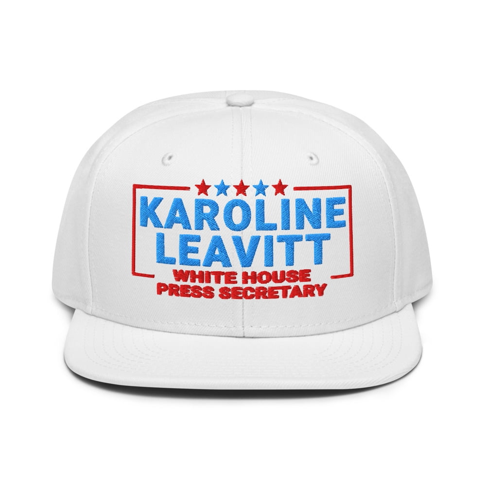 President Trump MAGA 2025 Embroidered Snapback Hat, Karoline Caroline ...