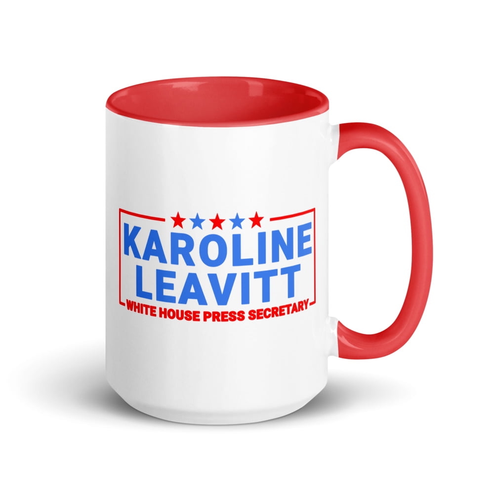 President Trump MAGA 2025 Mug with Color Inside, Karoline Caroline ...